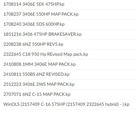 Cat 3406E/C-15 C-16 C-18 Map Pack Files| 808TRUCKS 🎯