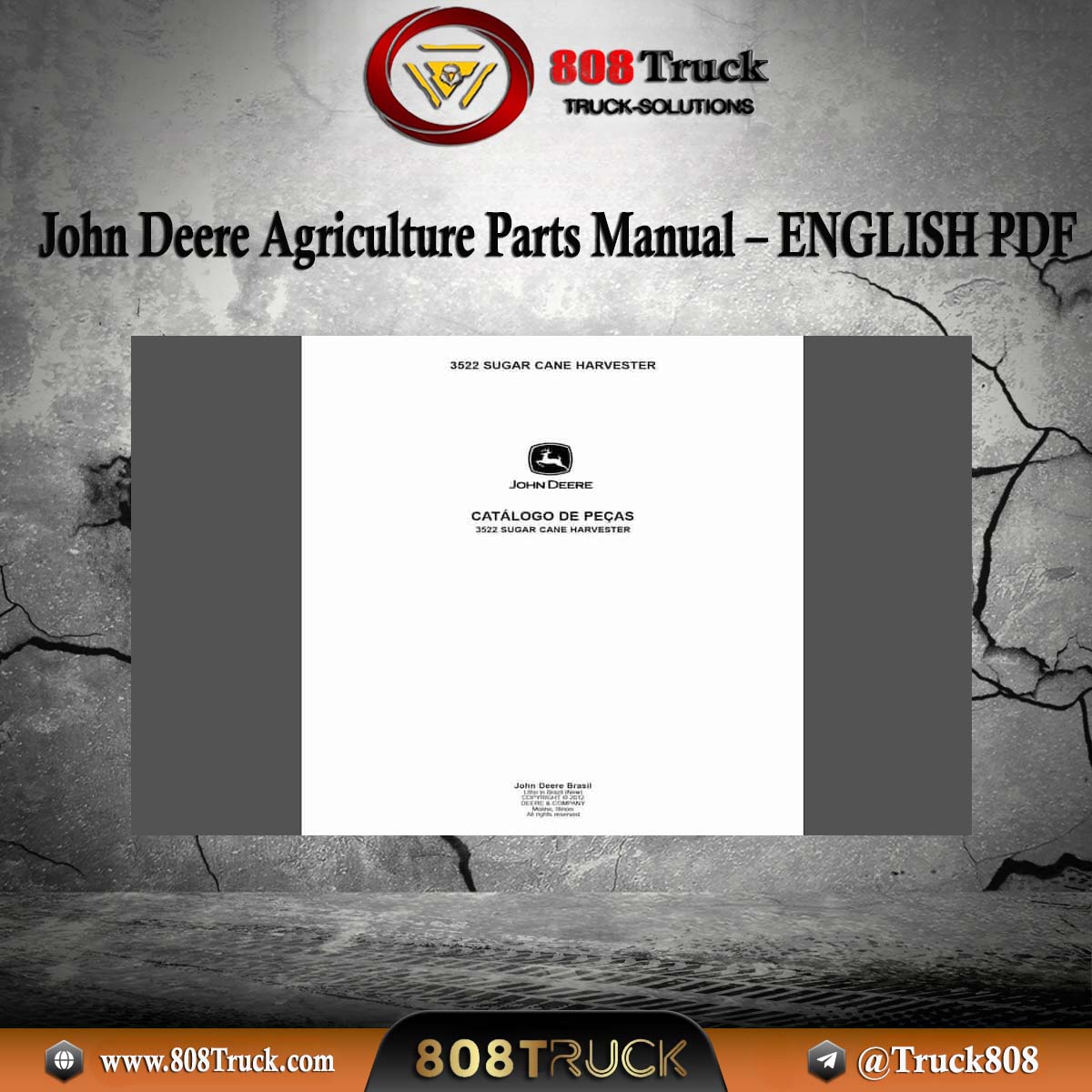 John Deere Agriculture Parts Manual – ENG PDF| 808TRUCKS 🎯