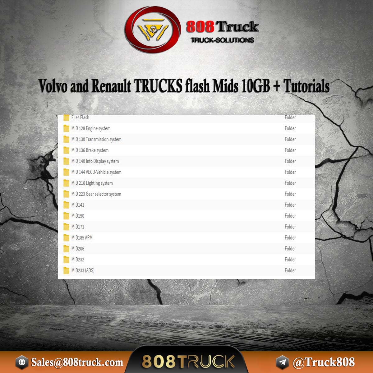 Volvo and Renault TRUCKS flash Mids 10GB + guide| 808TRUCKS 🎯