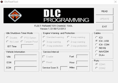 International DLC Fleet Programming Tool v1.33 Unlocked| 808TRUCKS 🎯