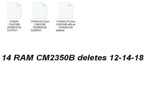 14 RAM CM2350B deletes Calibration Files 12-14-18| 808TRUCKS 🎯