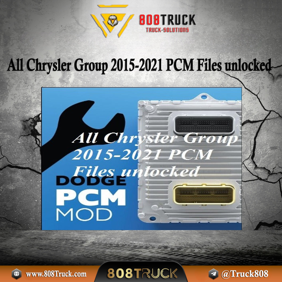 All Chrysler Group 2015-2021 PCM Files unlocked pack| 808TRUCKS 🎯