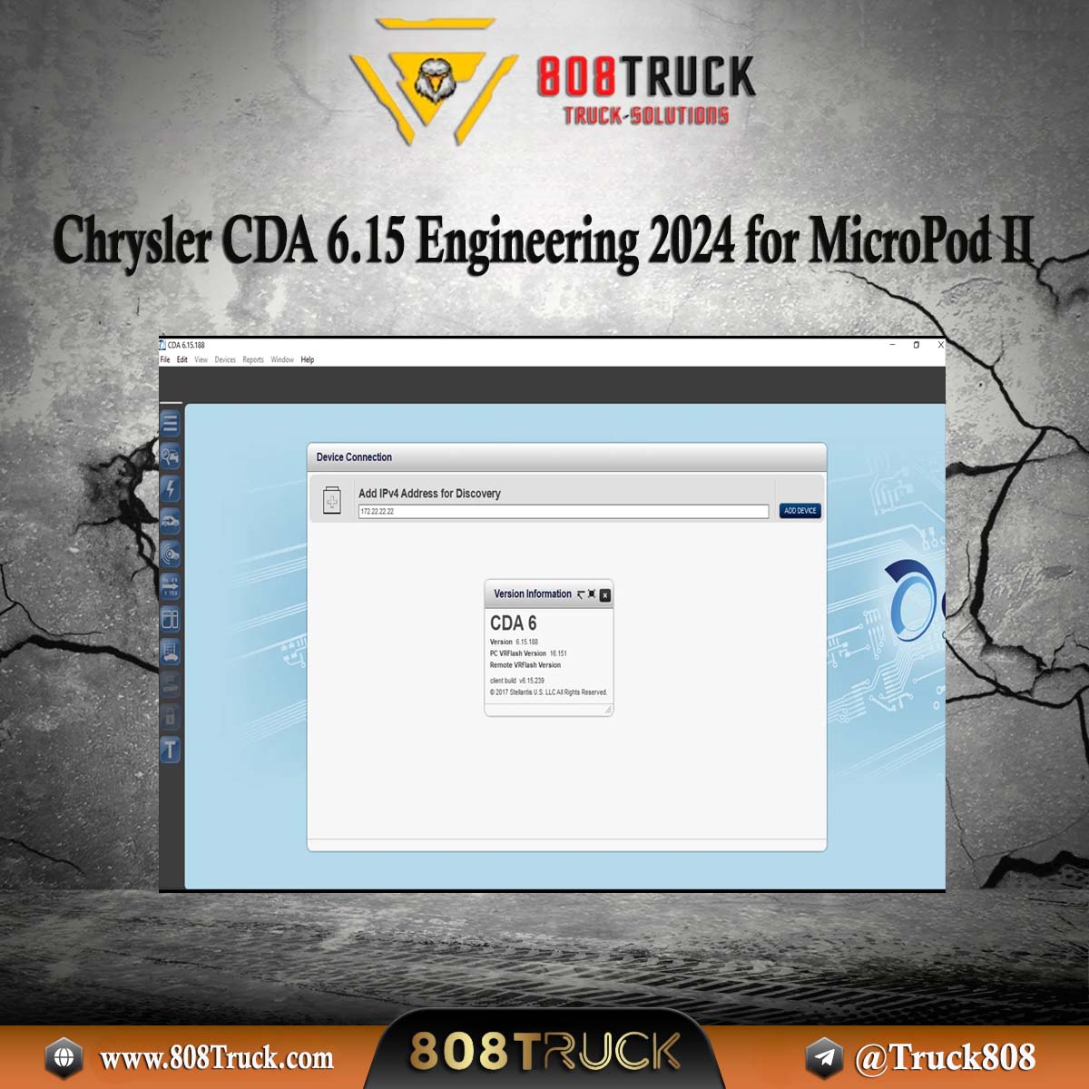 Chrysler CDA v6.15 Engineering Diagnostic Software for MicroPod II ...