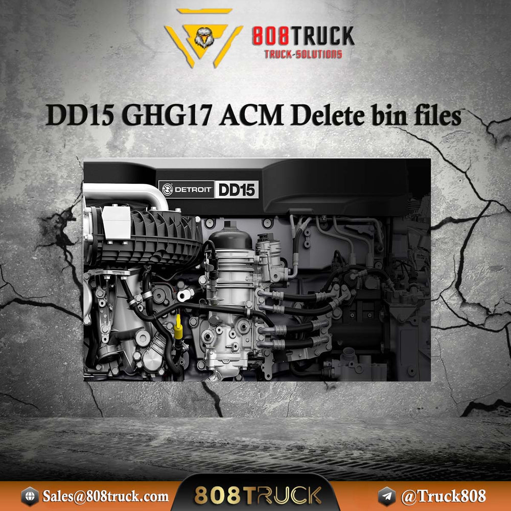 Detroit Diesel DD15 GHG17 ACM Delete bin files For Magic Tuner| 808TRUCKS 🎯