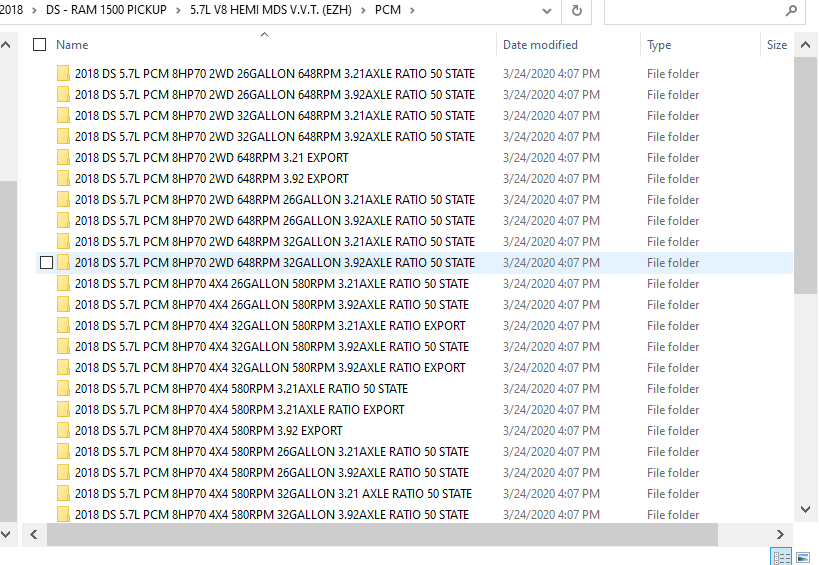 Dodge/Chrysler/Jeep/FIAT ECU ECM, ABS, BCM, TCM of Calibration files 2 ...