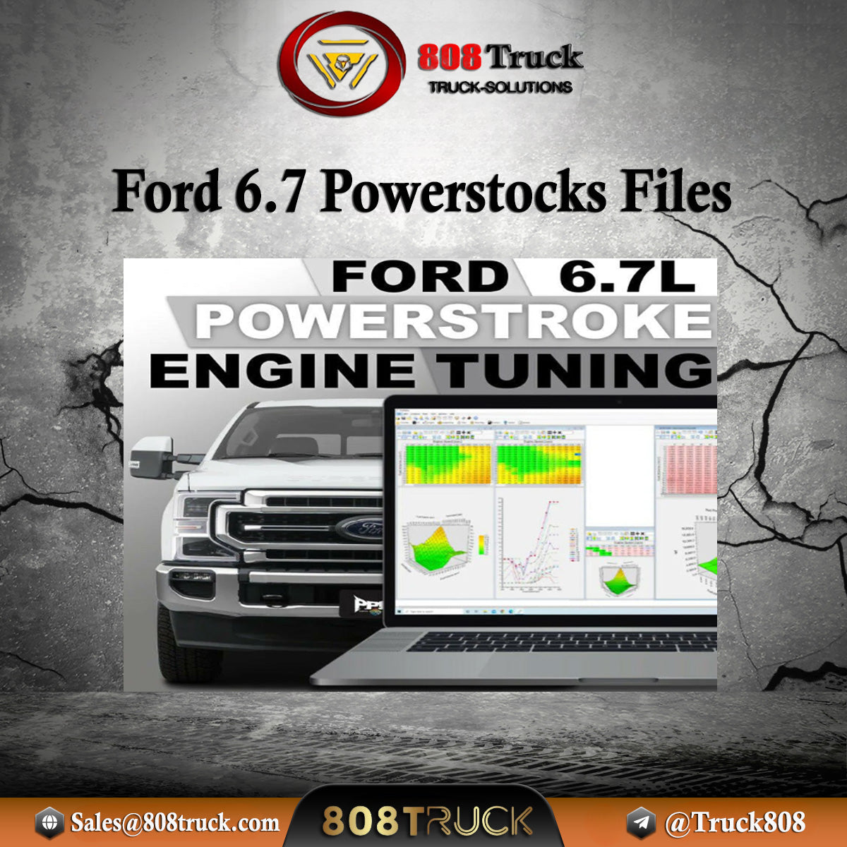 Ford 6.7 Powerstocks 2017 - 2019 Files by VIN| 808TRUCKS 🎯