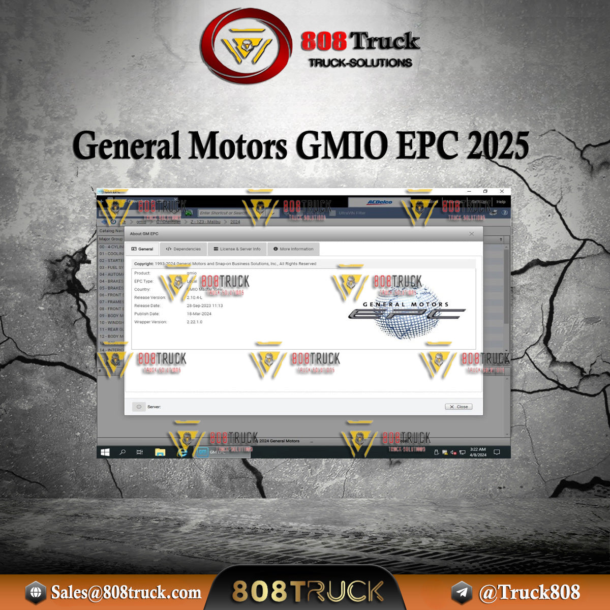 General Motors GMIO EPC 2025 Parts Catalog| 808TRUCKS 🎯
