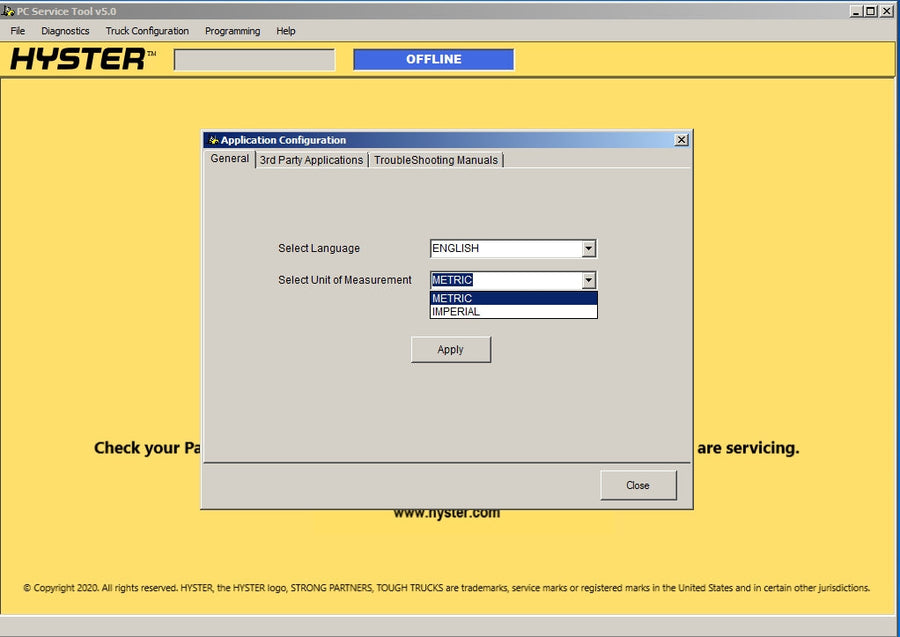 Hyster Forklift PC Service Tool v5.0 Diagnostic Tool| 808TRUCKS 🎯