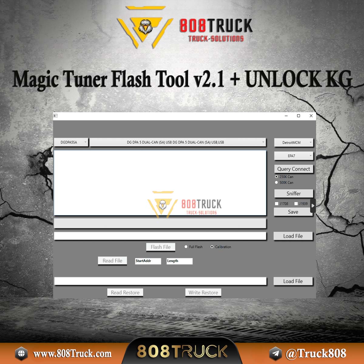 Magic Tuner Flash Tool v2.1 + Unlock KG| 808TRUCKS 🎯