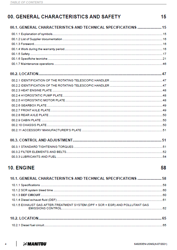Manitou Rotating Telehandlers MRT Series Service Manual| 808TRUCKS 🎯