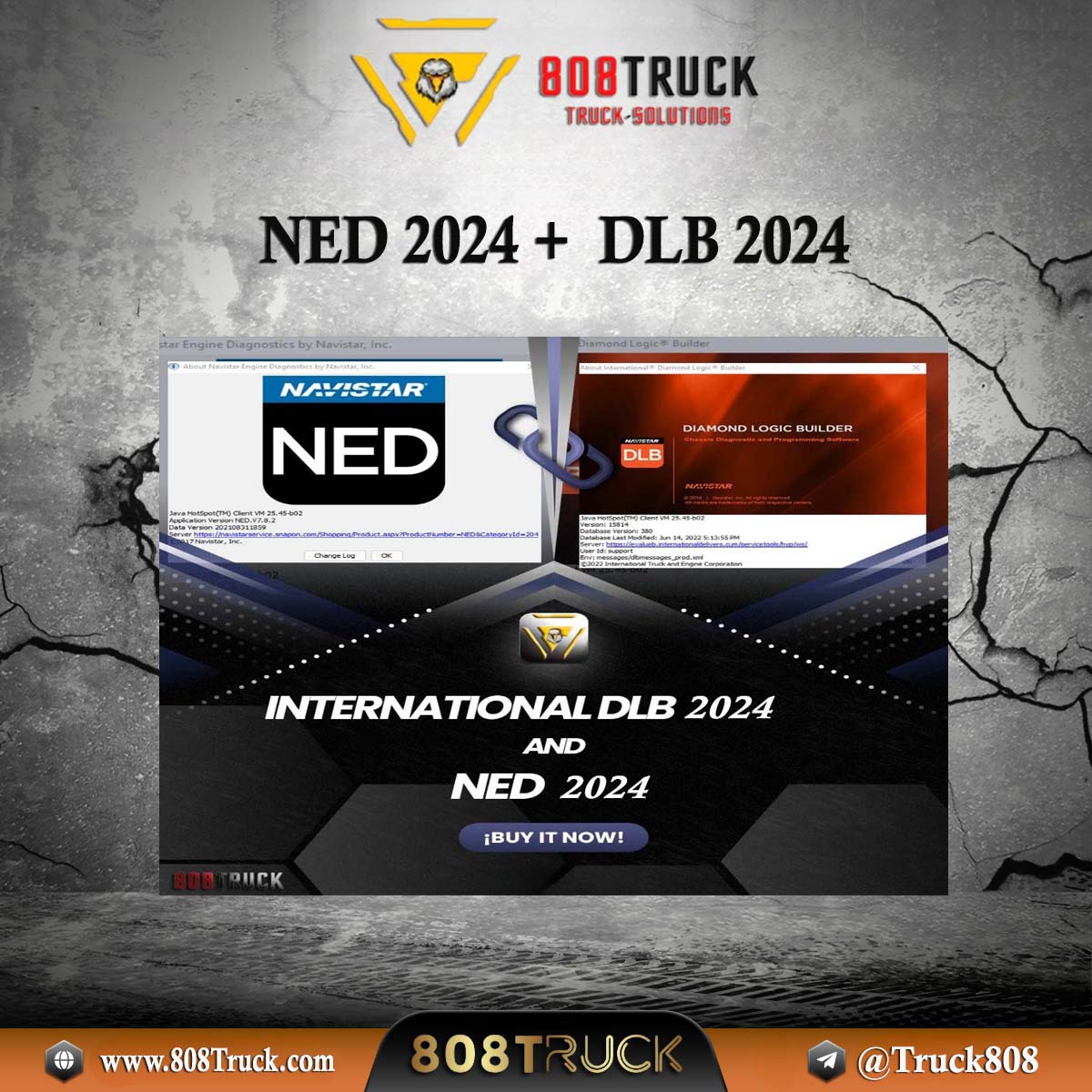 NAVISTAR ENGINE DIAGNOSTICS - NED 2024 + International DIAMOND LOGIC B ...