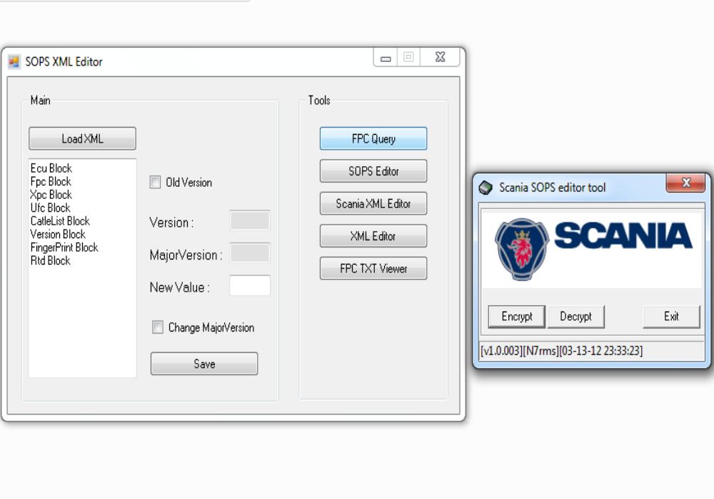 Scania SOPS XML Editor – Encryptor - Decryptor| 808TRUCKS 🎯