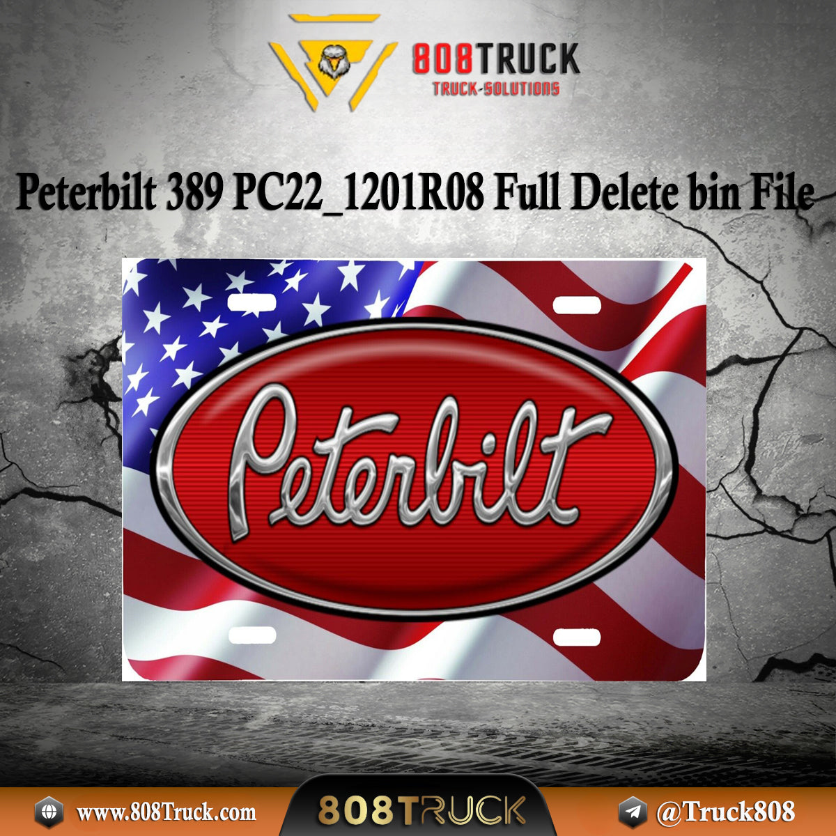 Peterbilt 389 PC22_1201R08 Full Delete bin File for Magic Tuner ...