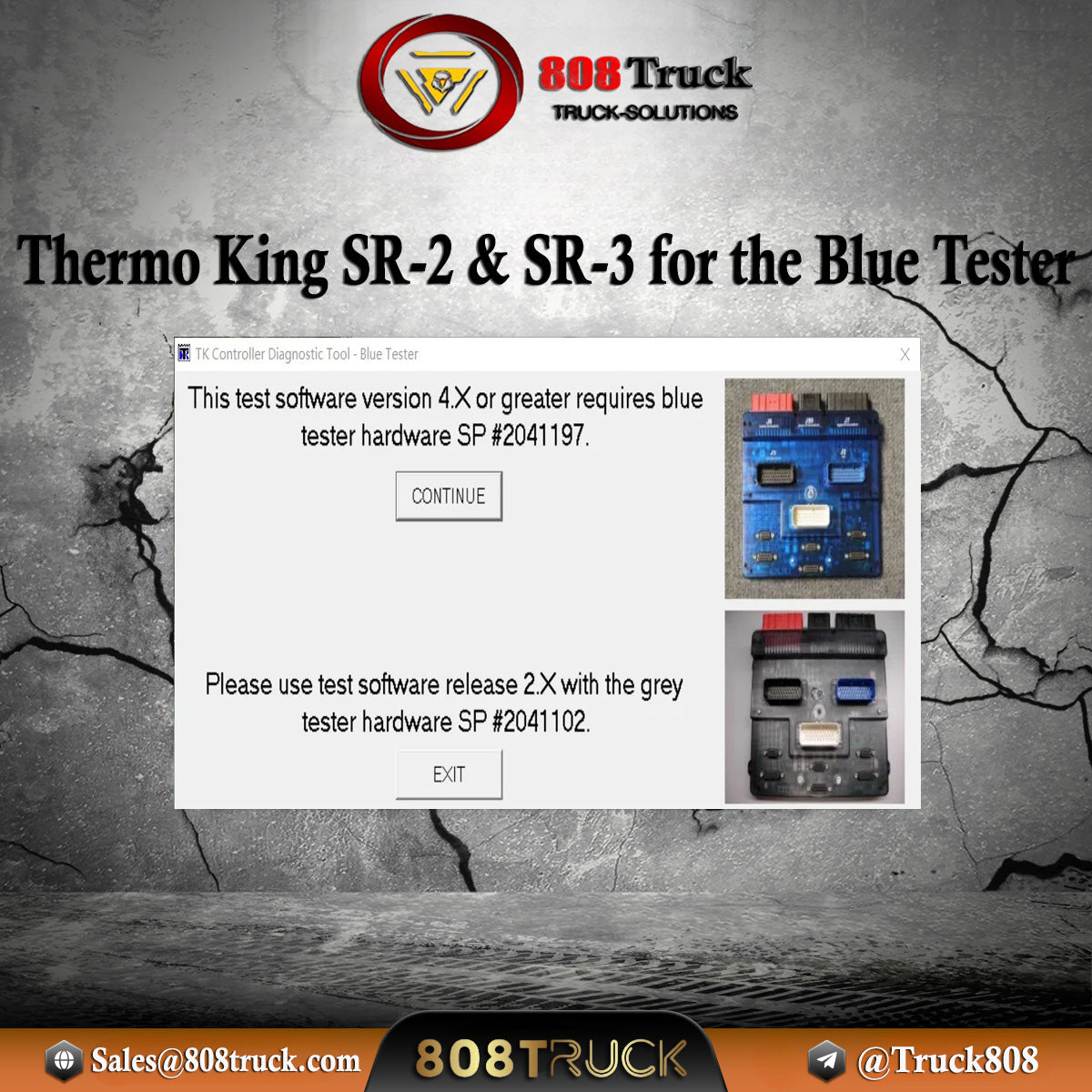 Thermo King SR-2 and SR-3 for the Blue Tester Diagnostic Tool Softwre ...