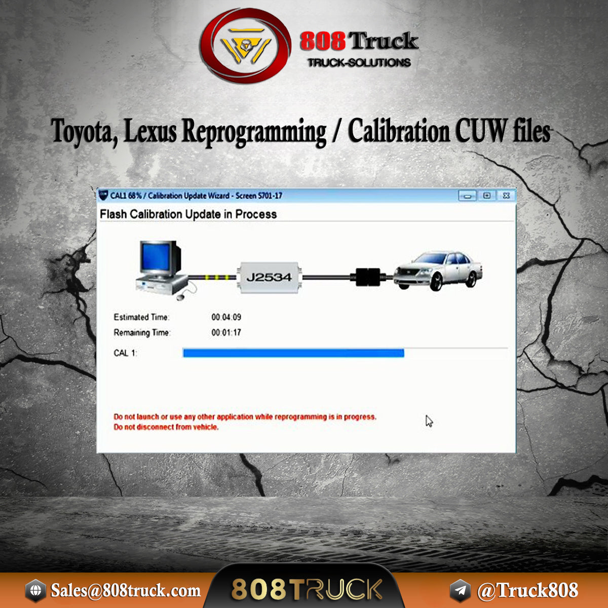 Toyota, Lexus Reprogramming / Calibration CUW files package| 808TRUCKS 🎯