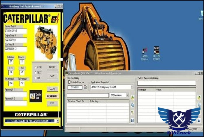 CAT ET Factory Password Generator 2008-2020| 808TRUCKS 🎯