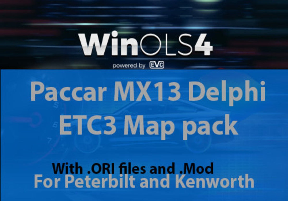 Paccar MX13 WinOLS Map Pack (Peterbilt/Kenworth)| 808TRUCKS 🎯